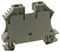 102030 WDU10 WEIDMULLER, DIN Rail Mount Terminal Block, 2 Positions, 18 ...